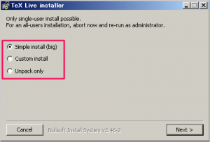 Windows - TeX Live のダウンロードとインストール - LaTeX入門