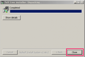 Windows - TeX Live のダウンロードとインストール - LaTeX入門