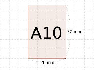 A10 サイズの大きさ - 用紙のサイズ一覧